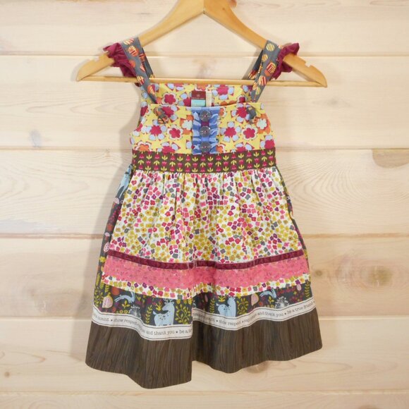 Matilda Jane | Dresses | Matilda Jane Dress Girls 4 Apron Fall Apple ...